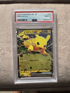 2025 Pokemon JPN Pikachu EX 193/193-RR PSA 10, Hobbies & Toys, Toys ...