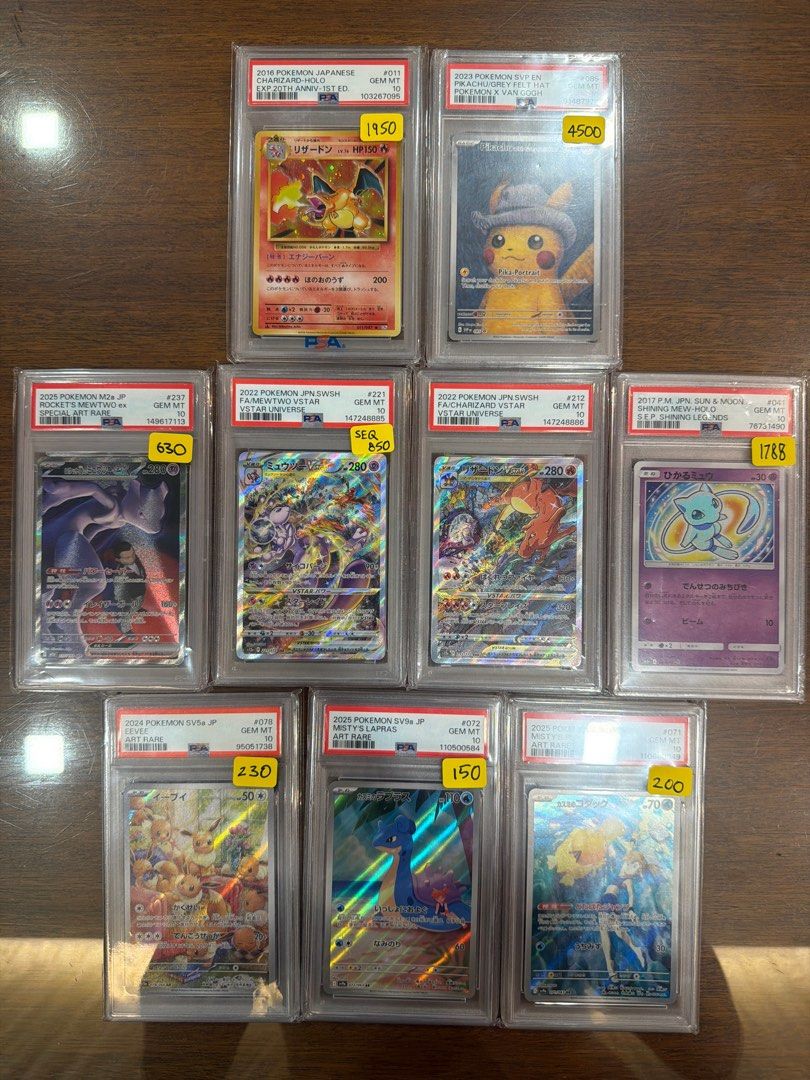 PSA Graded Pokemon Cards - Charizard, Pikachu, Mew, and More!, Hobbies ...