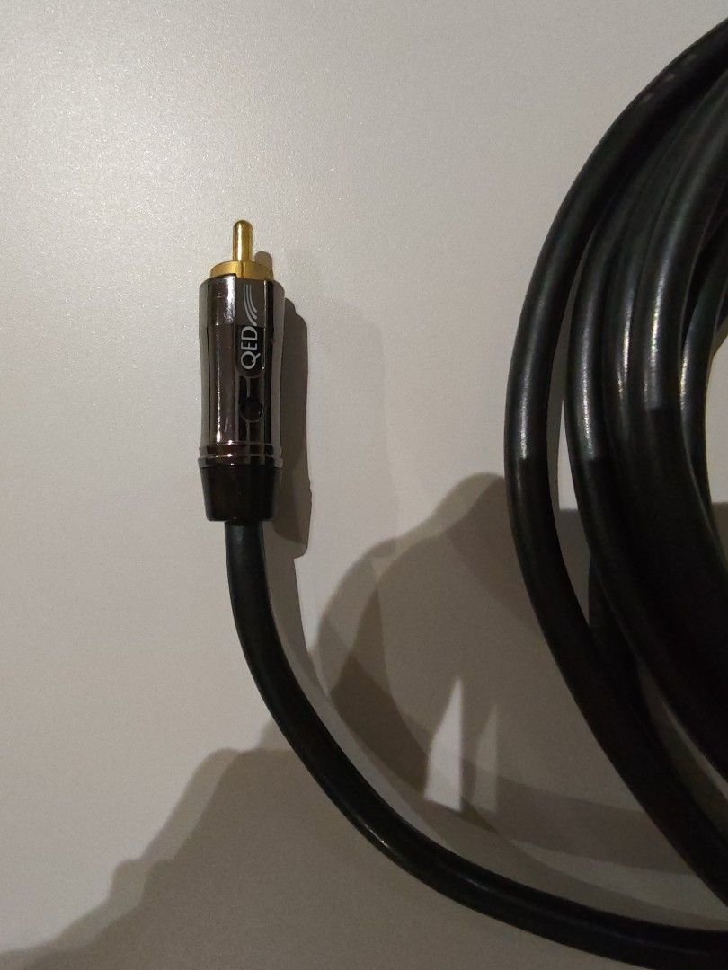 QED Performance Subwoofer Cable 3.0m, Audio, Soundbars, Speakers ...