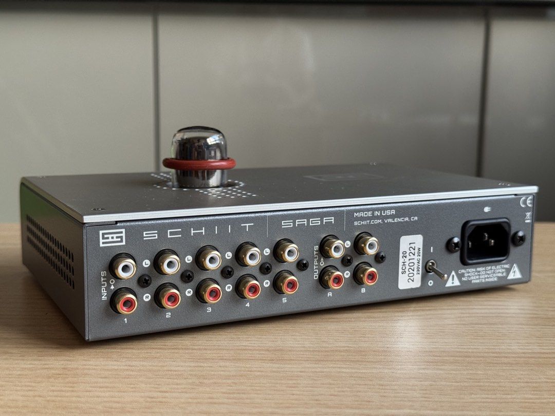 Rare Schiit Audio Saga Tube Buffer Preamp, Audio, Soundbars, Speakers ...