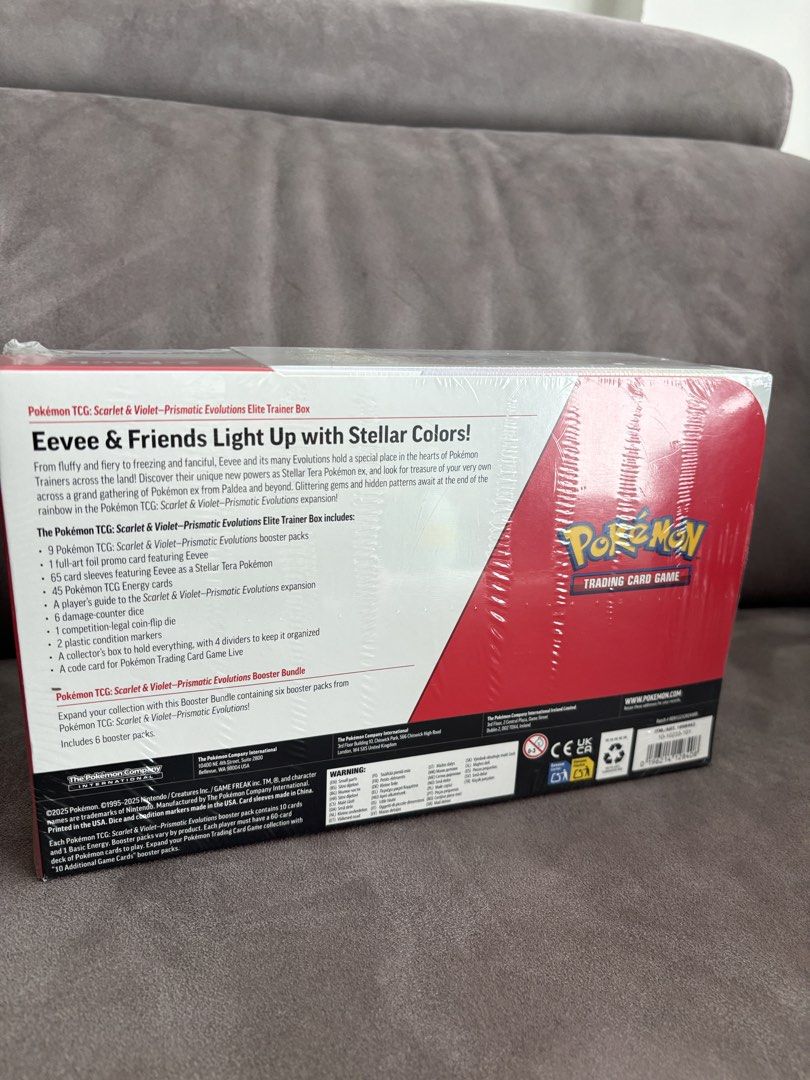 [SEALED] Pokemon Trading Card Game Prismatic Evolutions Costco Bundle ...