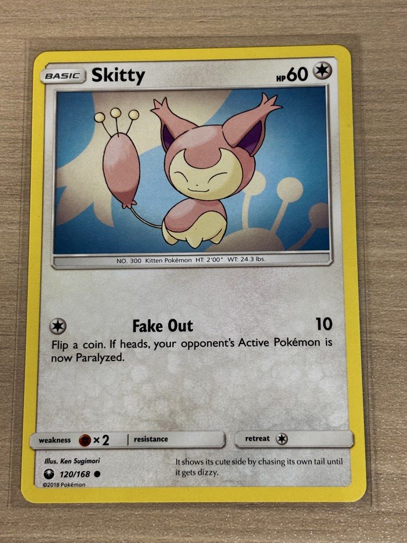 Skitty Cute Vintage Celestial Storm English Pokemon Card - 120/168 ...