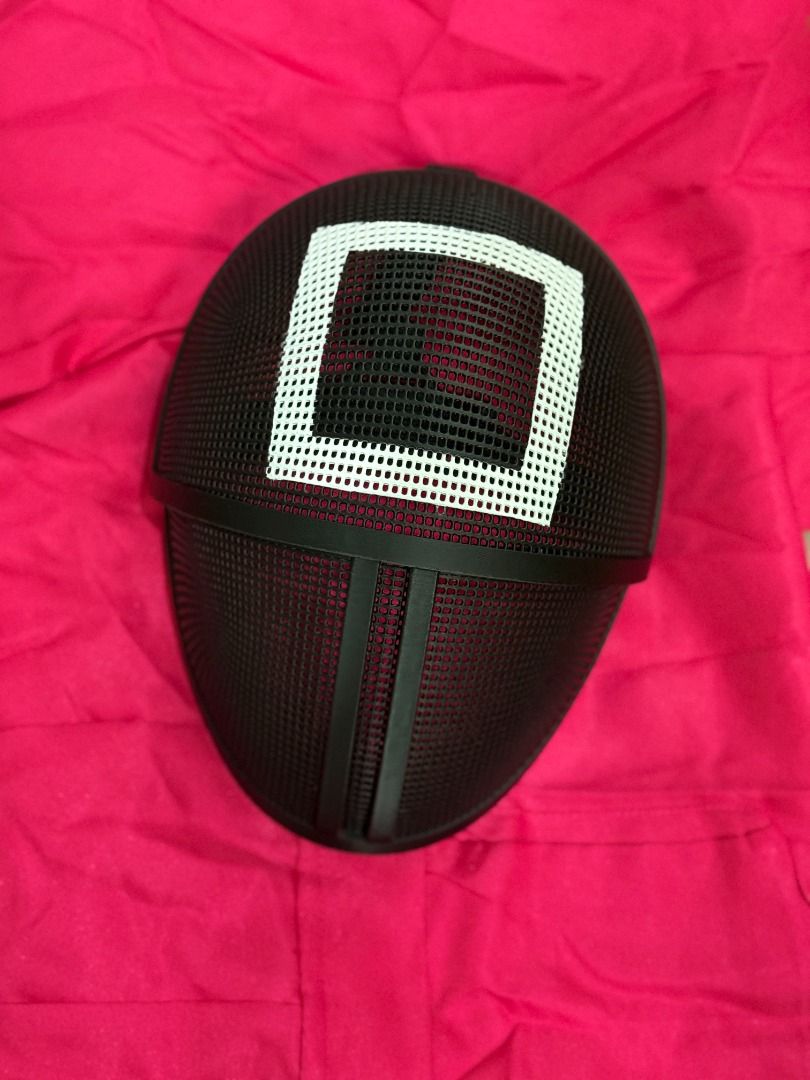 Squid Game Mask - Pink Soldier, Hobbies & Toys, Toys & Games on Carousell
