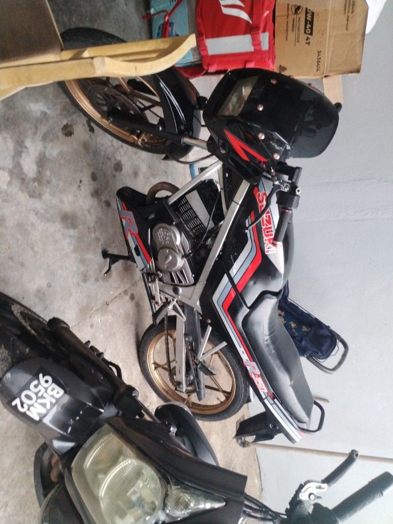 Suzuki Motorcycle - Black and Red, Motorbikes on Carousell