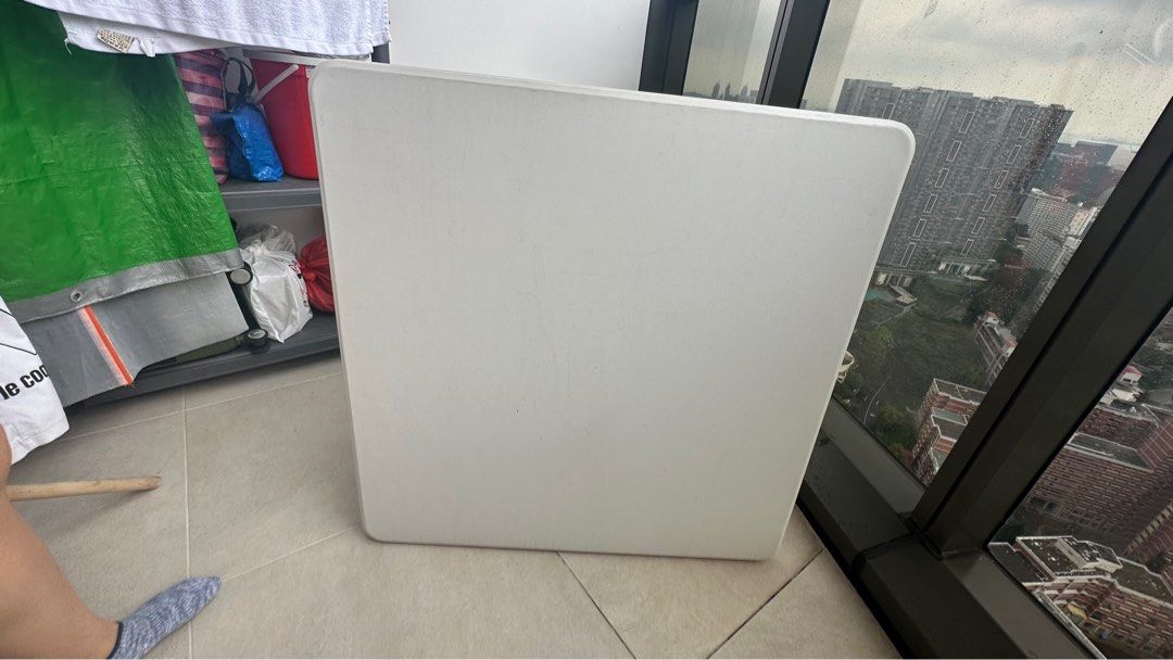 Table for outdoor foldable plastic surface, Furniture & Home Living ...