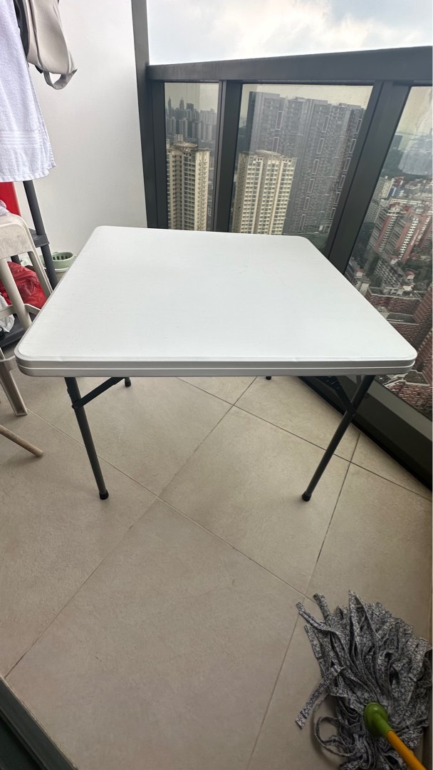 Table for outdoor foldable plastic surface, Furniture & Home Living ...