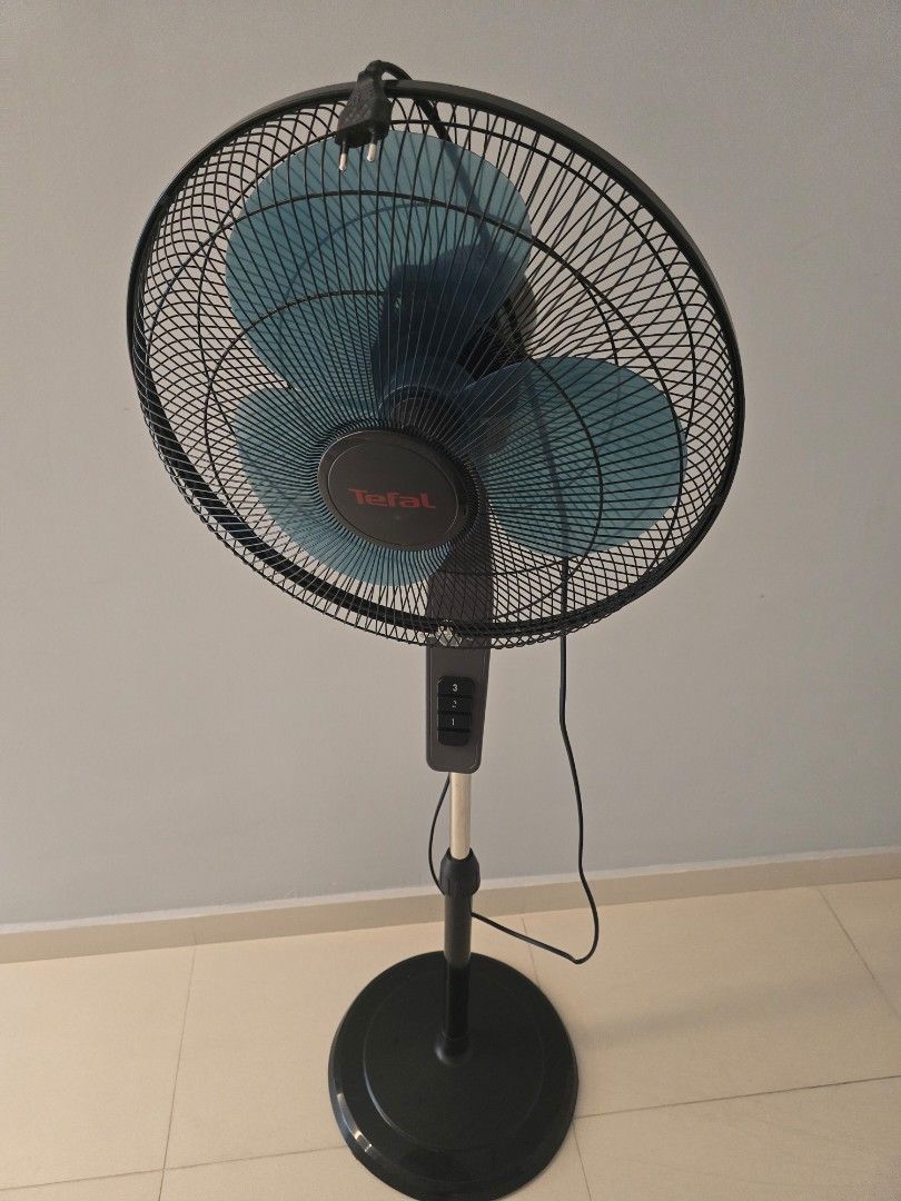 Tefal VF4110 Wall Fan - 16 inch noise, Furniture & Home Living ...