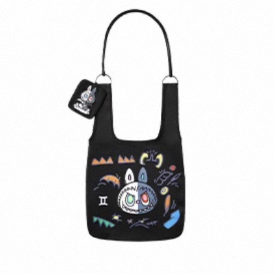 the monsters labubu tote bag popmart messenger bag constellation series ...