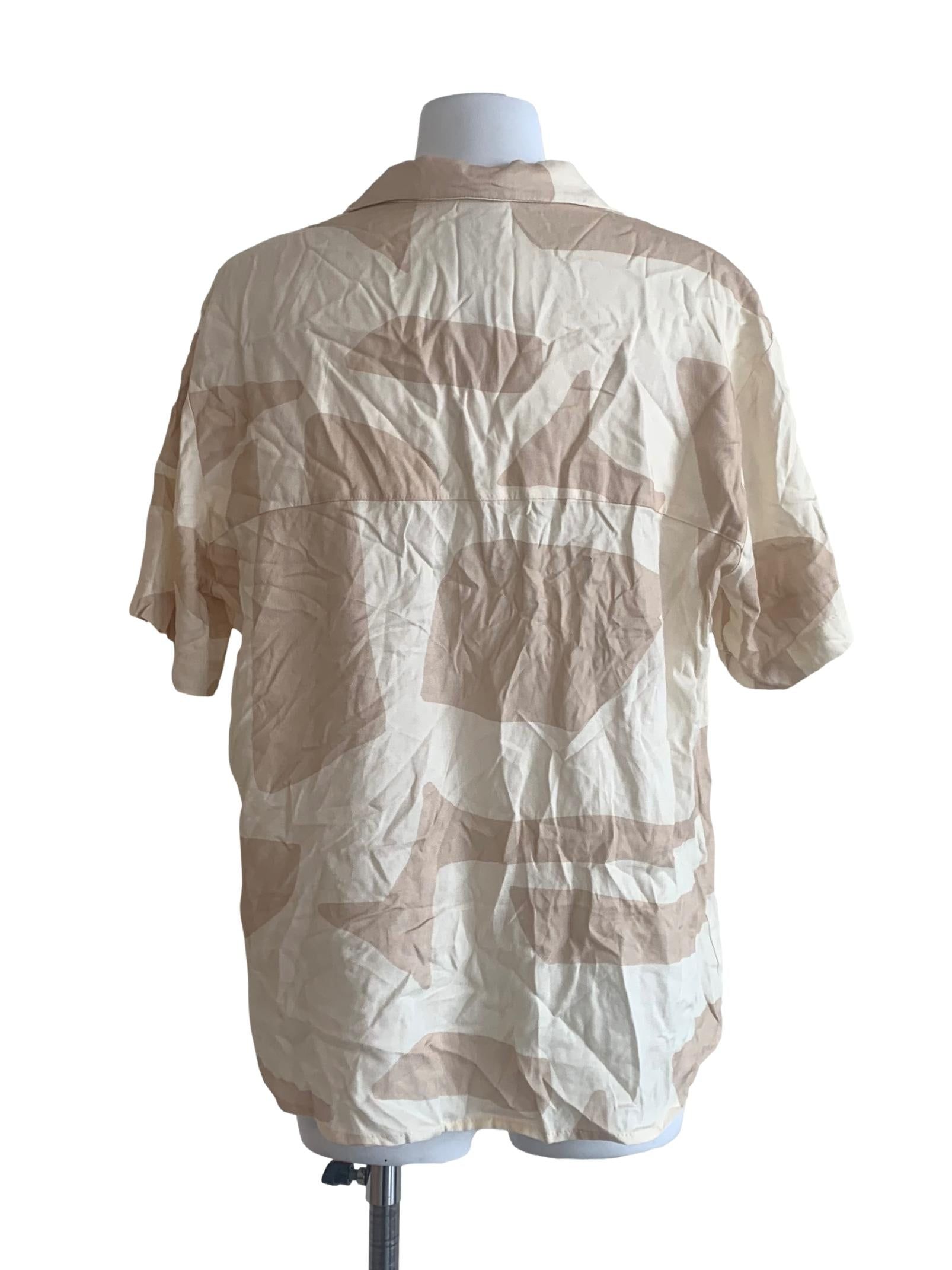 The Paper Bunny Latte Beige Pattern Collared Top #crssale, Women's ...