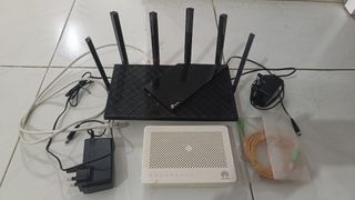 Asus Router, TP-Link Deco, Huawei ONT, and Modem Bundle, Computers ...