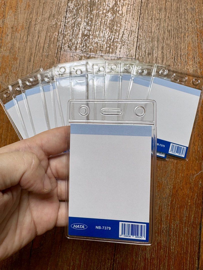 Transparent ID Card Holder Name Badge Holder Staff Pass Holder, Hobbies ...