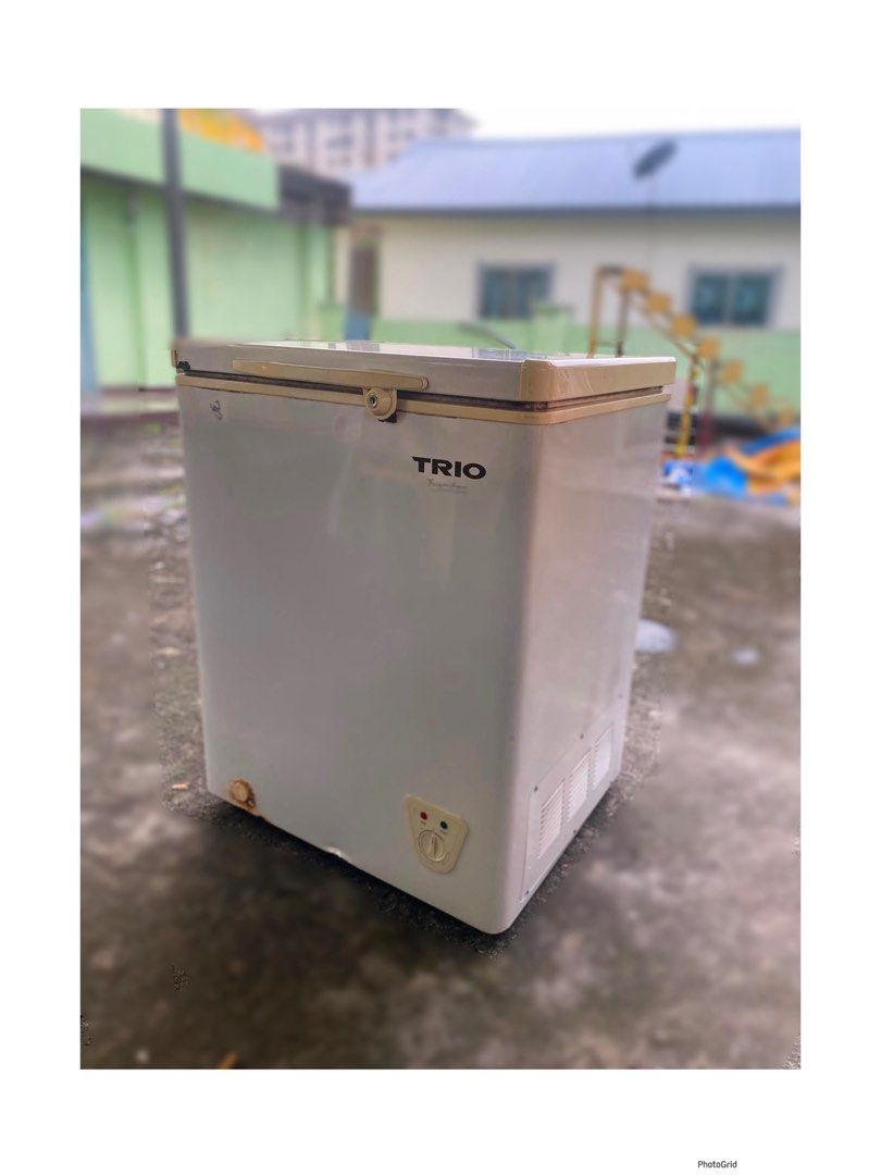 Trio Chest Freezer - White, TV & Home Appliances, Kitchen Appliances ...
