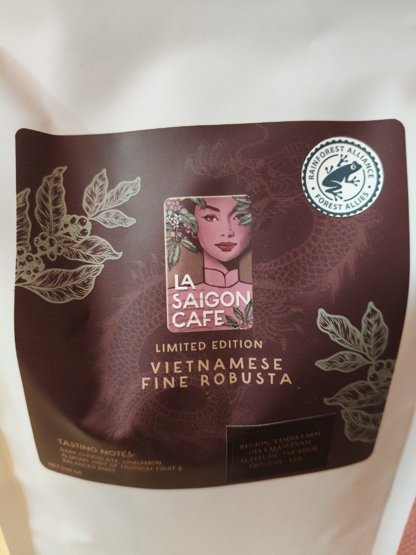 Vietnamese Fine Robusta Coffee Beans, Food & Drinks, Beverages on Carousell