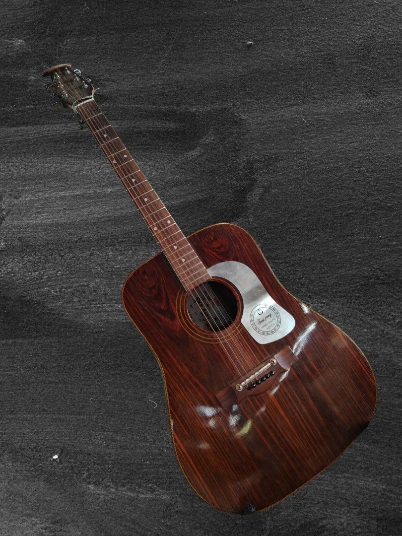 Vintage Acoustic Guitar, Hobbies & Toys, Music & Media, Musical ...