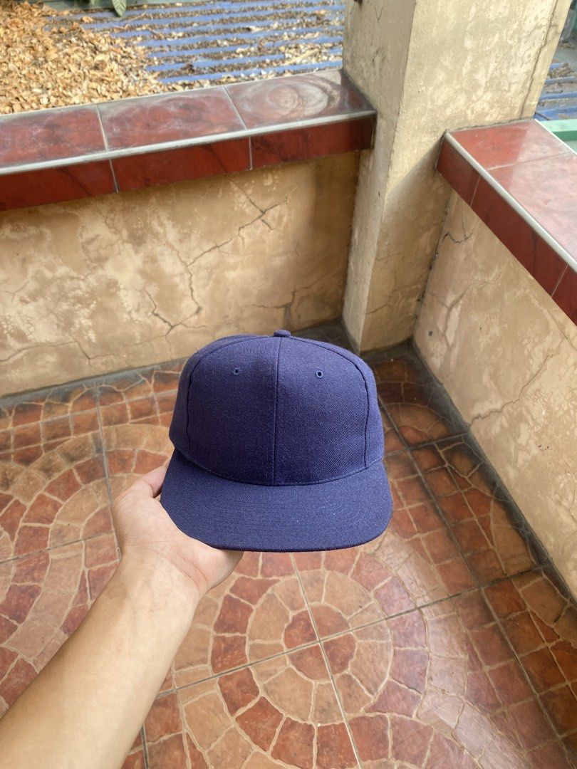 Vintage Cap Plain Navy Blue, Men's Fashion, Watches & Accessories, Caps ...