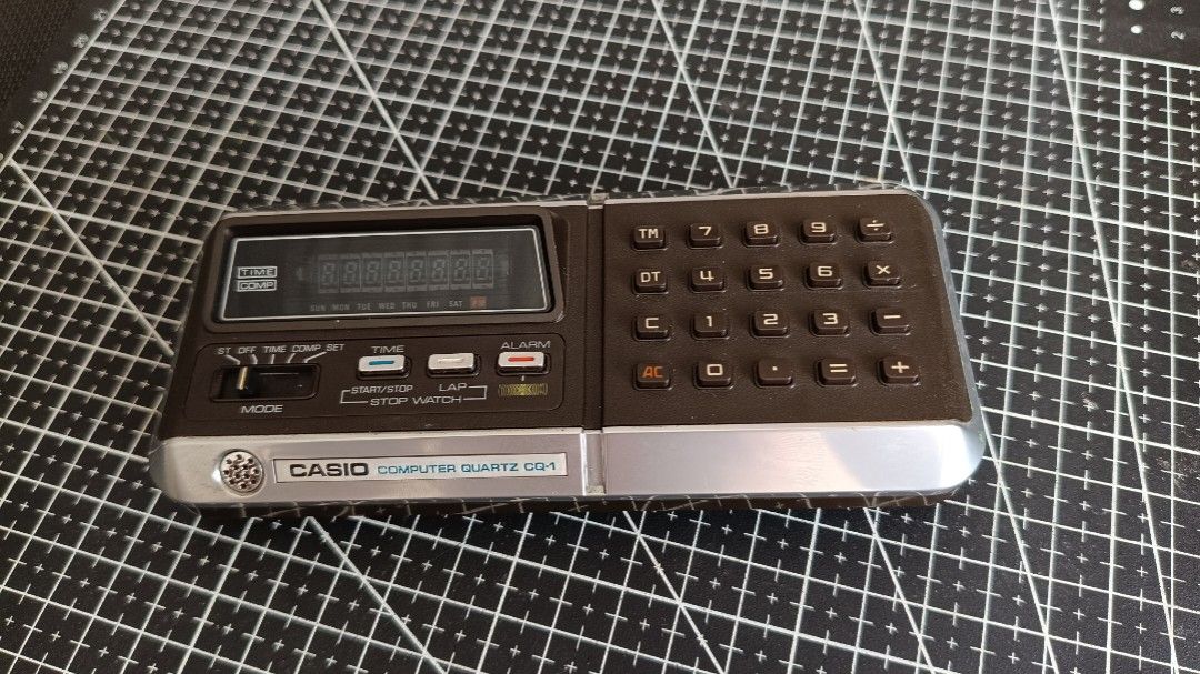 Vintage Casio CQ-1 (Clock, Calendar, Calculator and Stopwatch), Hobbies ...