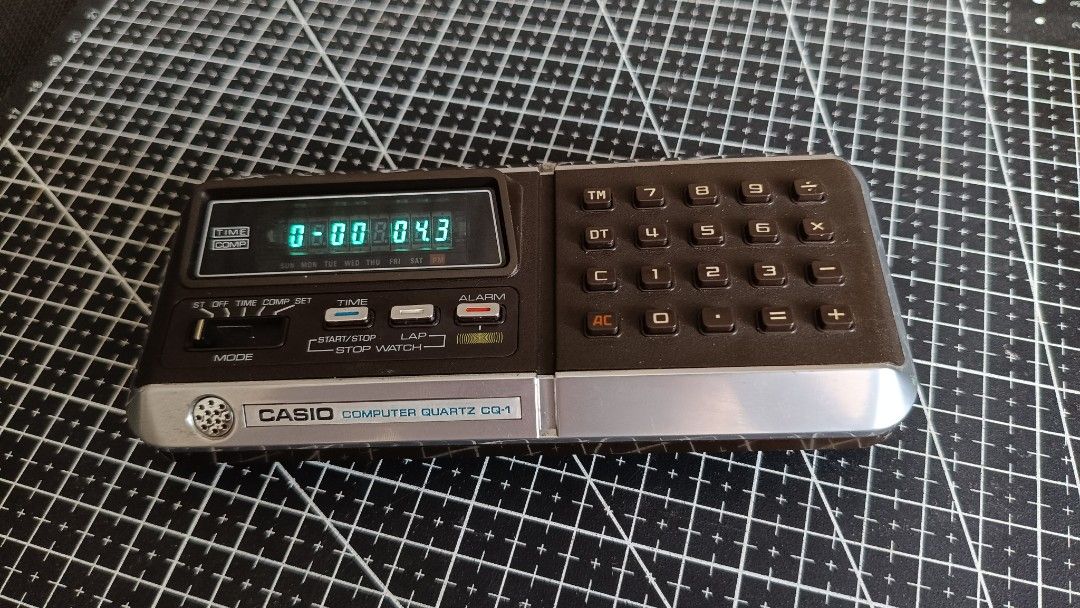 Vintage Casio CQ-1 (Clock, Calendar, Calculator and Stopwatch), Hobbies ...