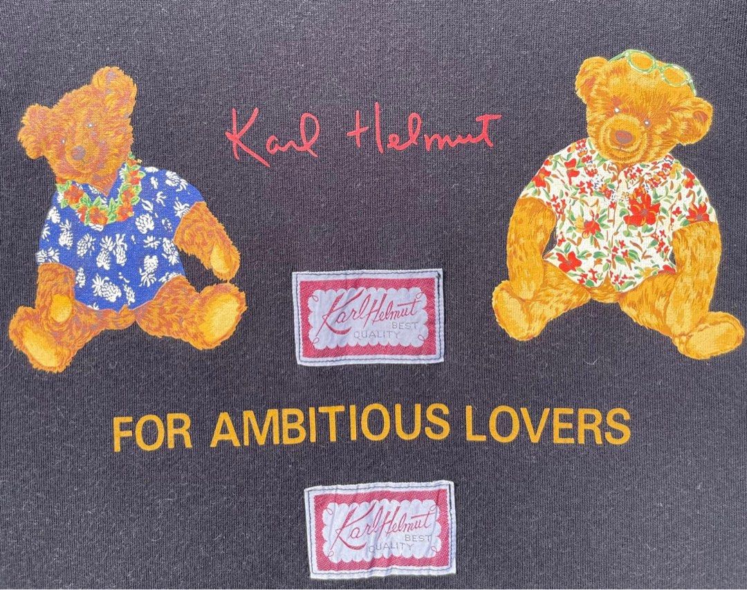 Vintage Karl Helmut, Men's Fashion, Tops & Sets, Tshirts & Polo Shirts ...