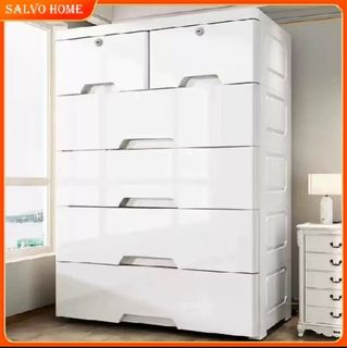 White Plastic Storage Drawers Cabinet, Furniture & Home Living ...