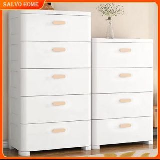 White Plastic Storage Drawers Cabinet, Furniture & Home Living ...