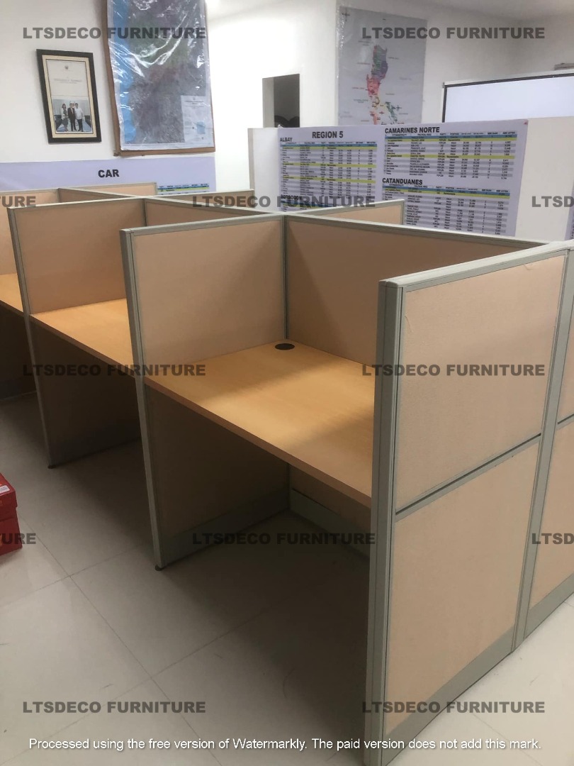 WORKSTATION TABLE DESK OFFICE PARTITION FURNITURES, Furniture & Home ...