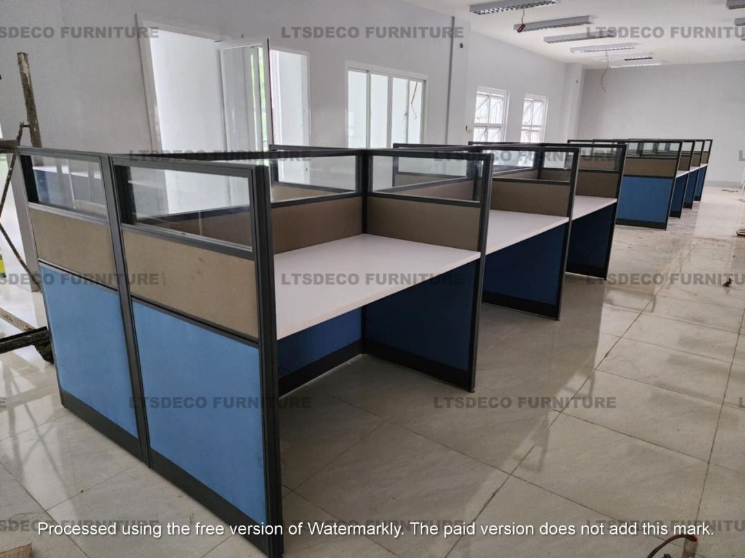 WORKSTATION TABLE DESK OFFICE PARTITION FURNITURES, Furniture & Home ...