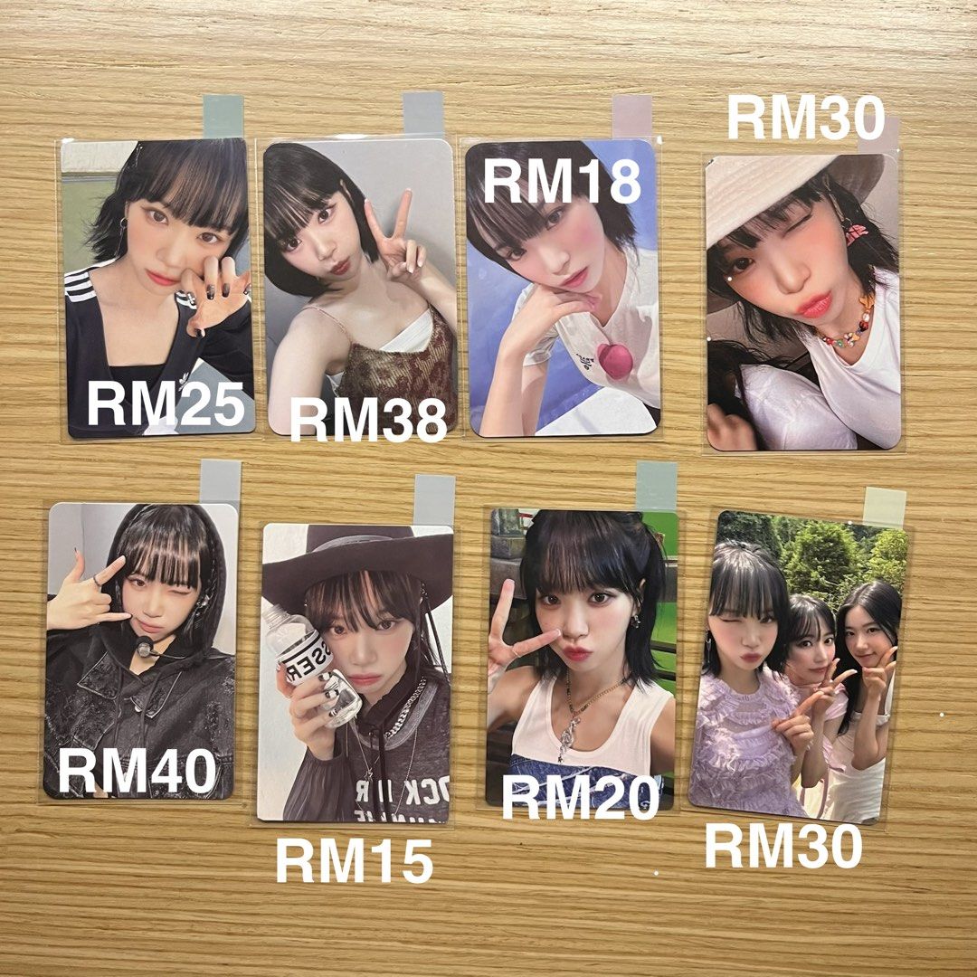 WTS LE SSERAFIM CHAEWON DICON PURENESS UNFORGIVEN ALBUM PC PHOTOCARD ...
