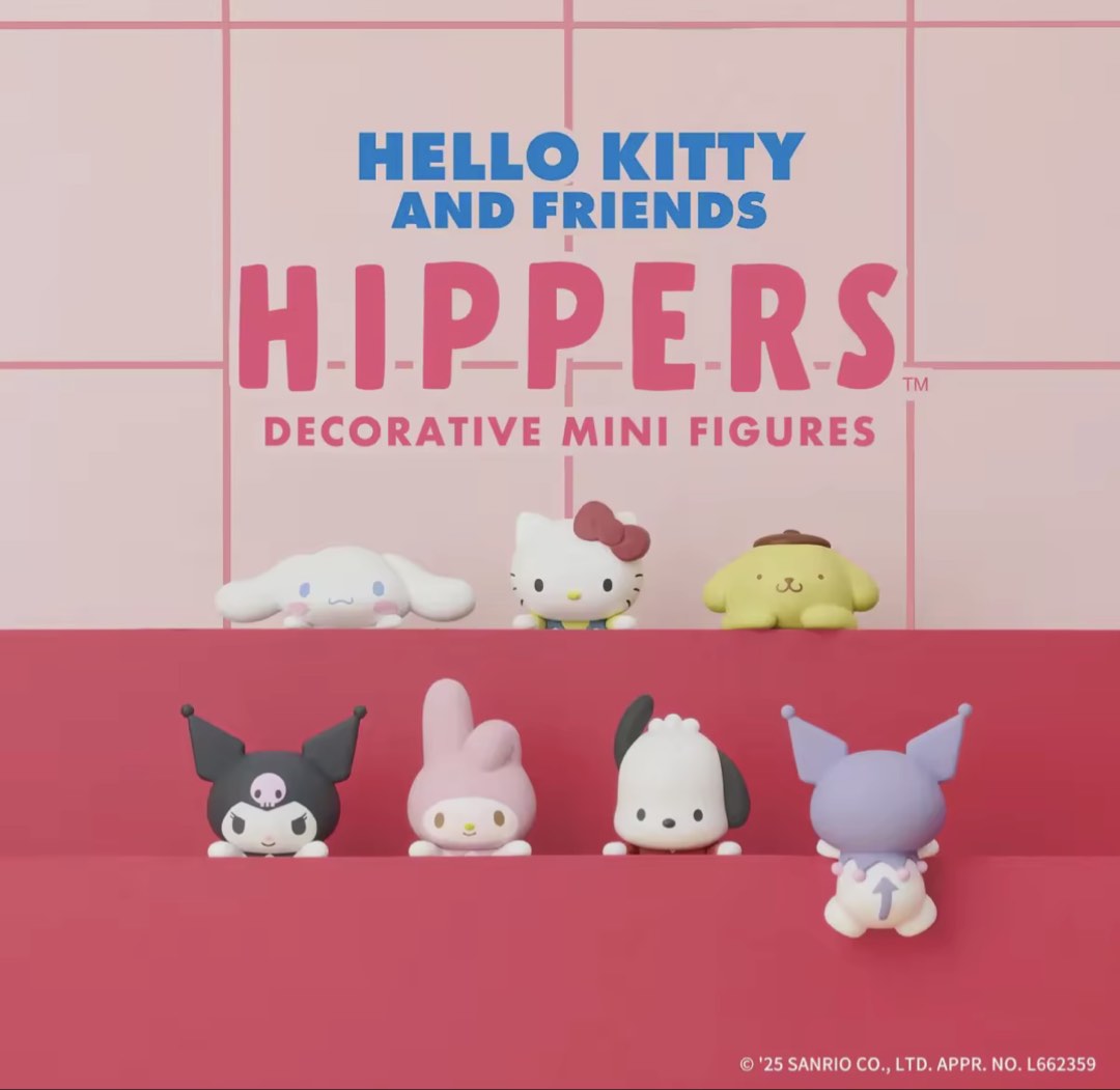 WTT Hello Kitty and Friends Hippers Decorative Mini Figures, Hello ...