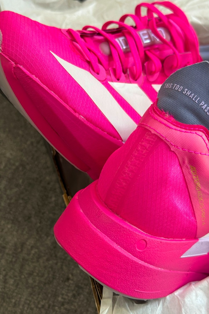 Adidas Adizero Adios Pro 3 Pink Running Shoes, Women's Fashion ...