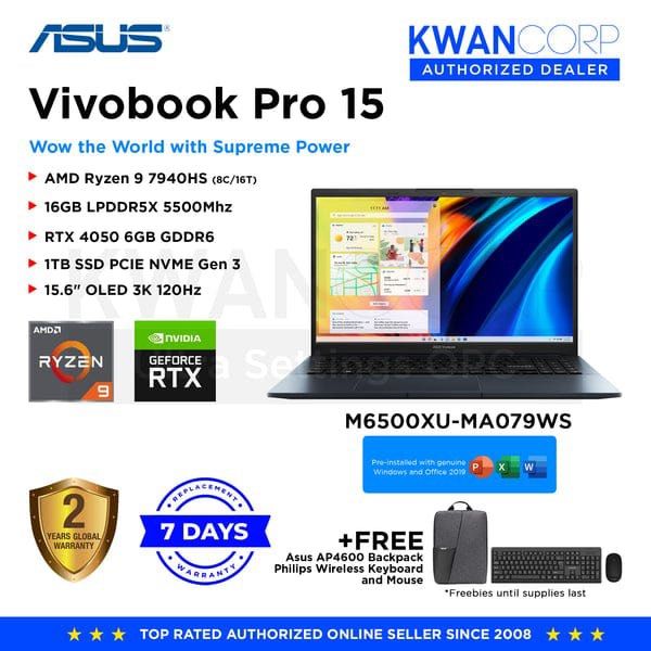ASUS VivoBook Pro 15 Laptop, Computers & Tech, Laptops & Notebooks on ...