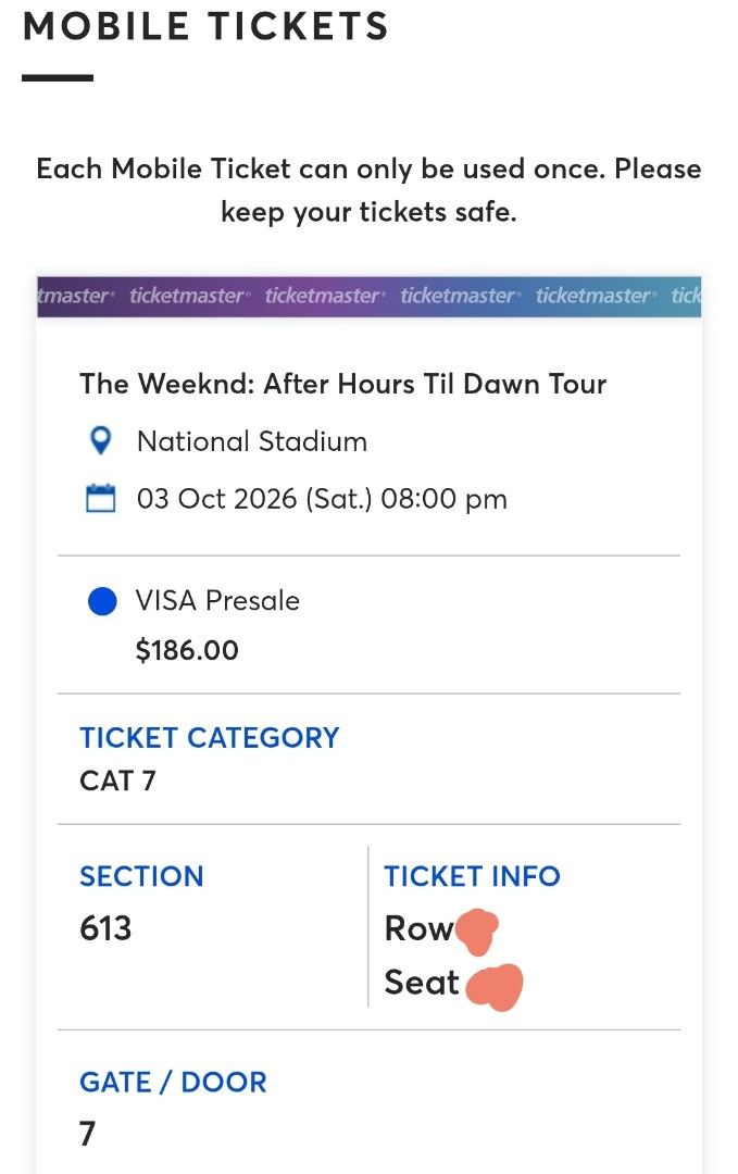 At Cost - The Weeknd: After Hours Til Dawn Tour - 03 Oct 2026 Ticket ...