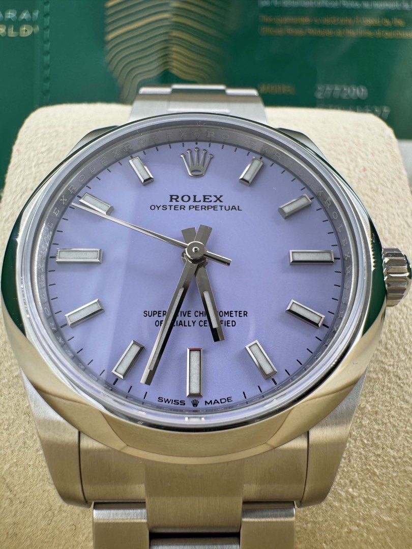 BRAND NEW 2026 Rolex Oyster Perpetual Lavender Dial 31mm, Luxury ...