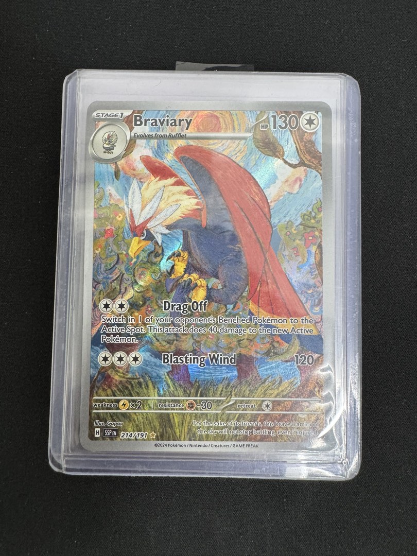 Braviary 214/191 IR, Hobbies & Toys, Toys & Games on Carousell