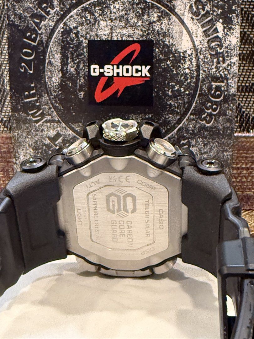 Casio G-Shock Mudmaster GWG-2000-1A1DR Tough Solar Watch, Men's Fashion ...