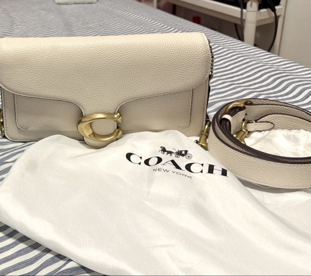 Coach Tabby Shoulder Bag 26 - Color: chalk, Women's Fashion, Bags ...