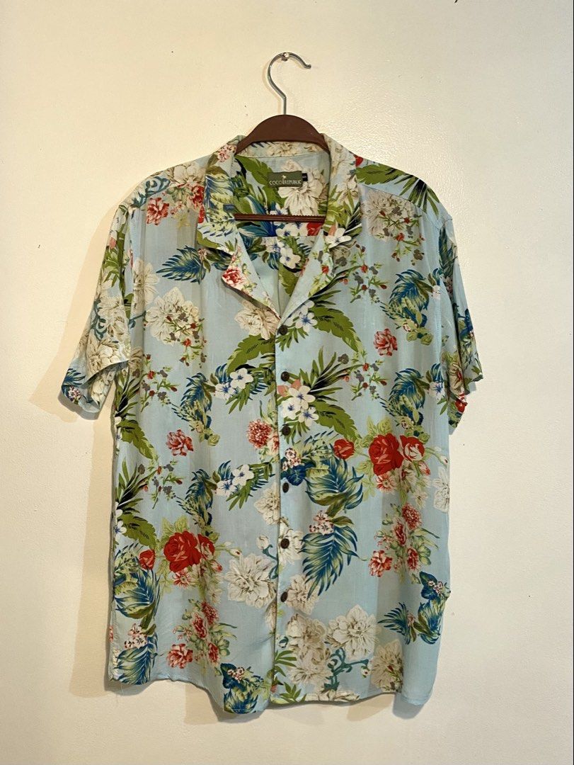 Coco Republic - Floral Short Mens, Men's Fashion, Tops & Sets, Tshirts ...