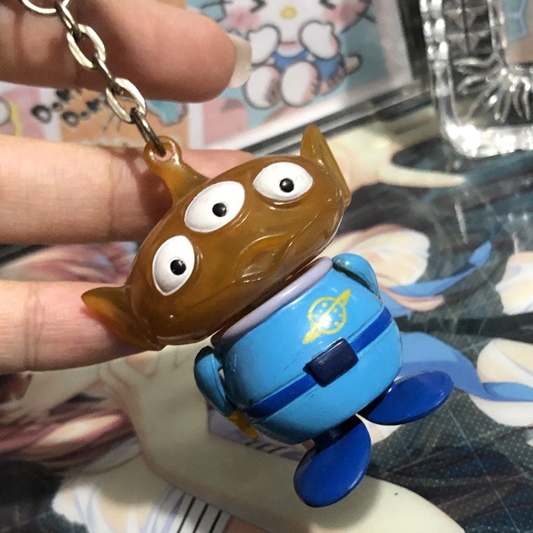 DISNEY PIXAR TOY STORY 3-EYED ALIEN KEYCHAIN, Hobbies & Toys, Toys ...