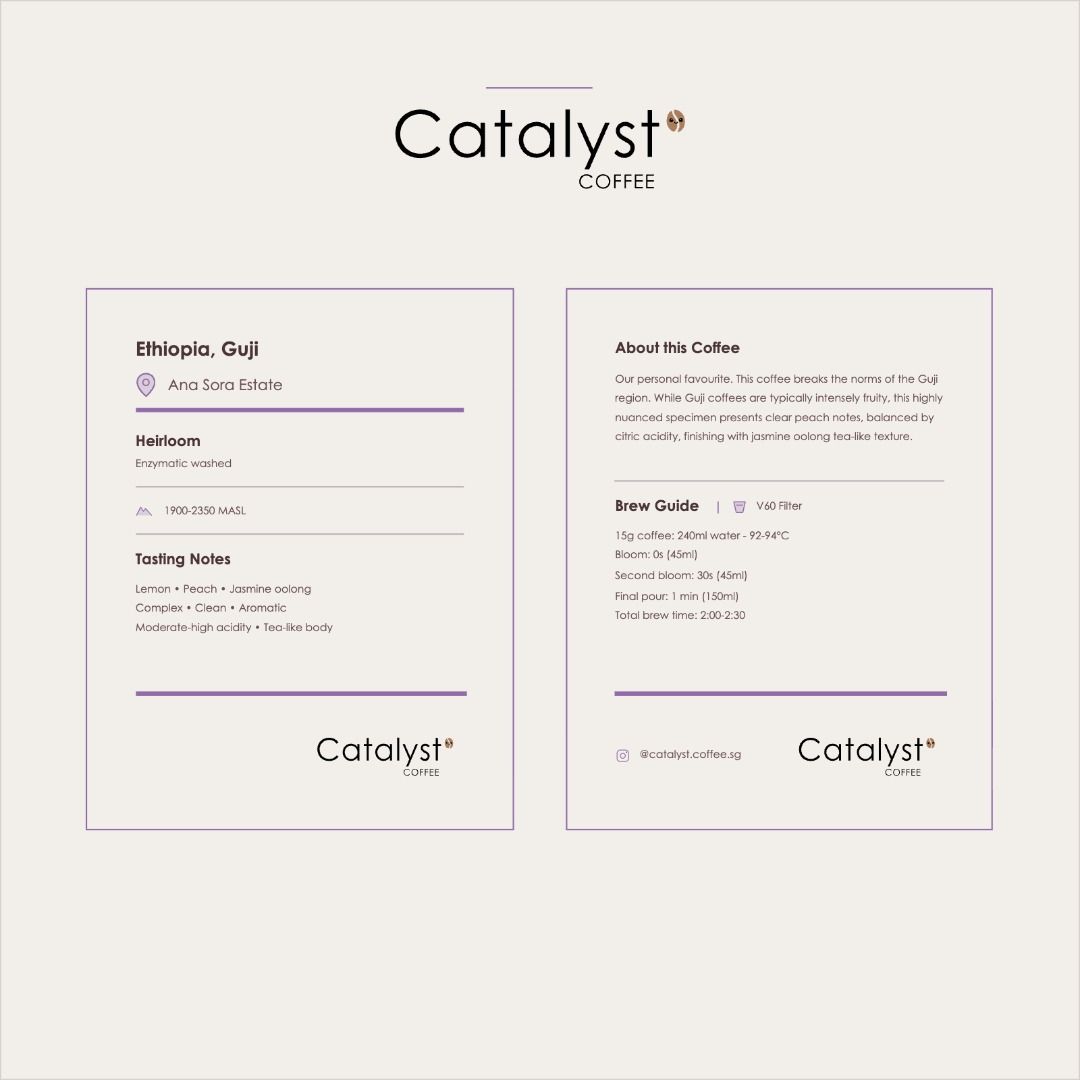 Ethiopia Single Origin Specialty Coffee Beans | Lemon, Peach, Jasmine ...