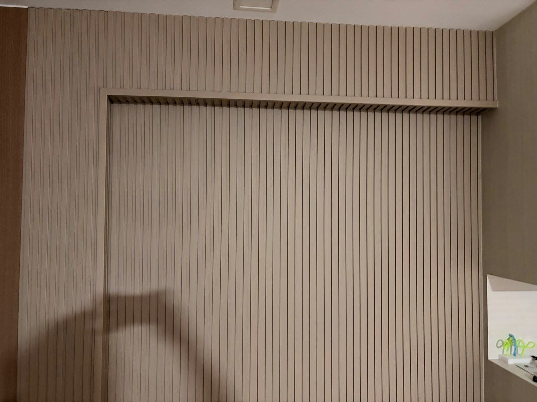 Fluted wall panels 3000x160mm, Furniture & Home Living, Home Decor ...