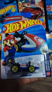 Hot Wheels Super Mario (Super Van) & Mario Kart (Standard Kart ...