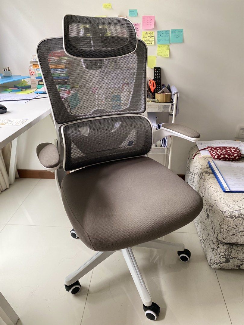 IKEA Computer Desk & OMRI S168 Ergonomic Chair, Furniture & Home Living ...