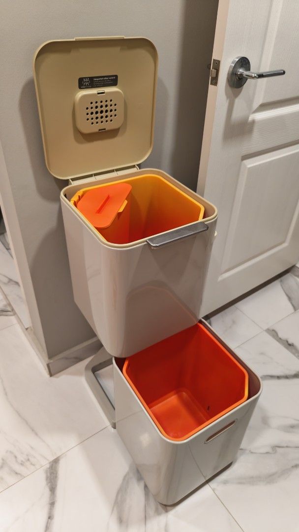 Joseph Joseph Totem Compact 40L Waste and Recycling Bin, Furniture ...