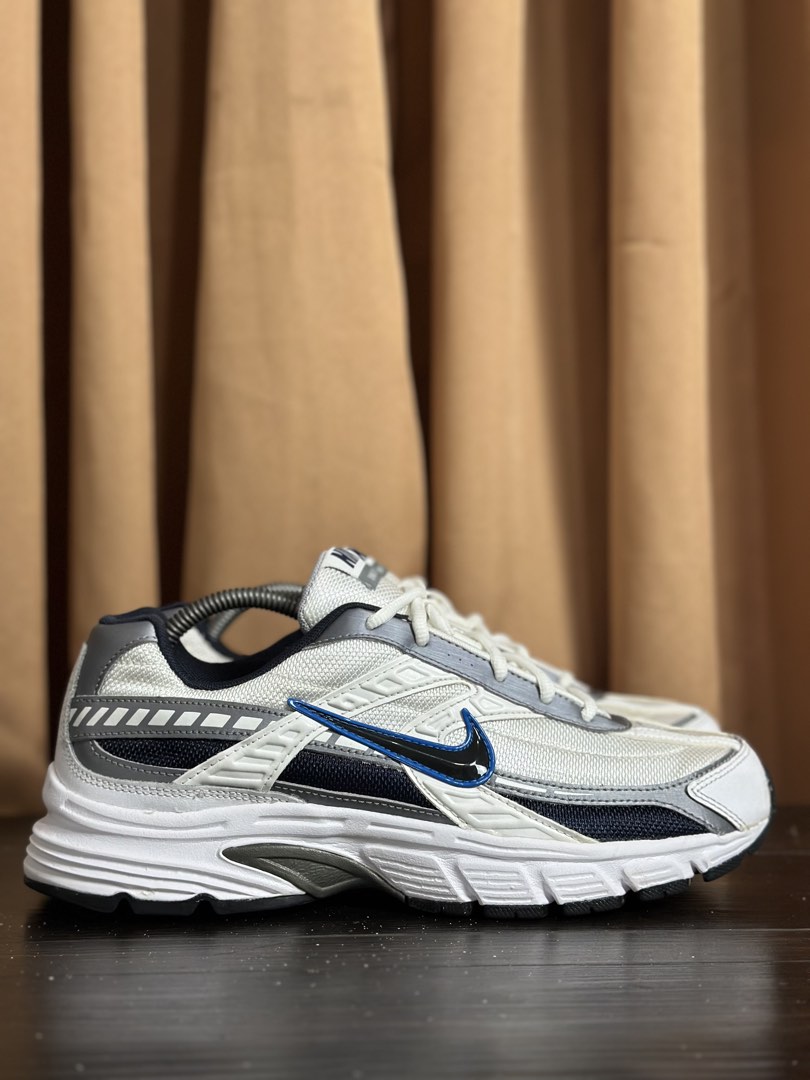 Nike Initiator Men's Running Shoes White Blue, Men's Fashion, Footwear ...