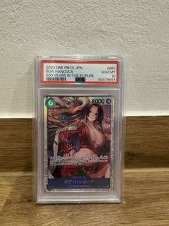 One Piece OP07 Boa Hancock Manga Alt Art PSA 10, Hobbies & Toys, Toys ...