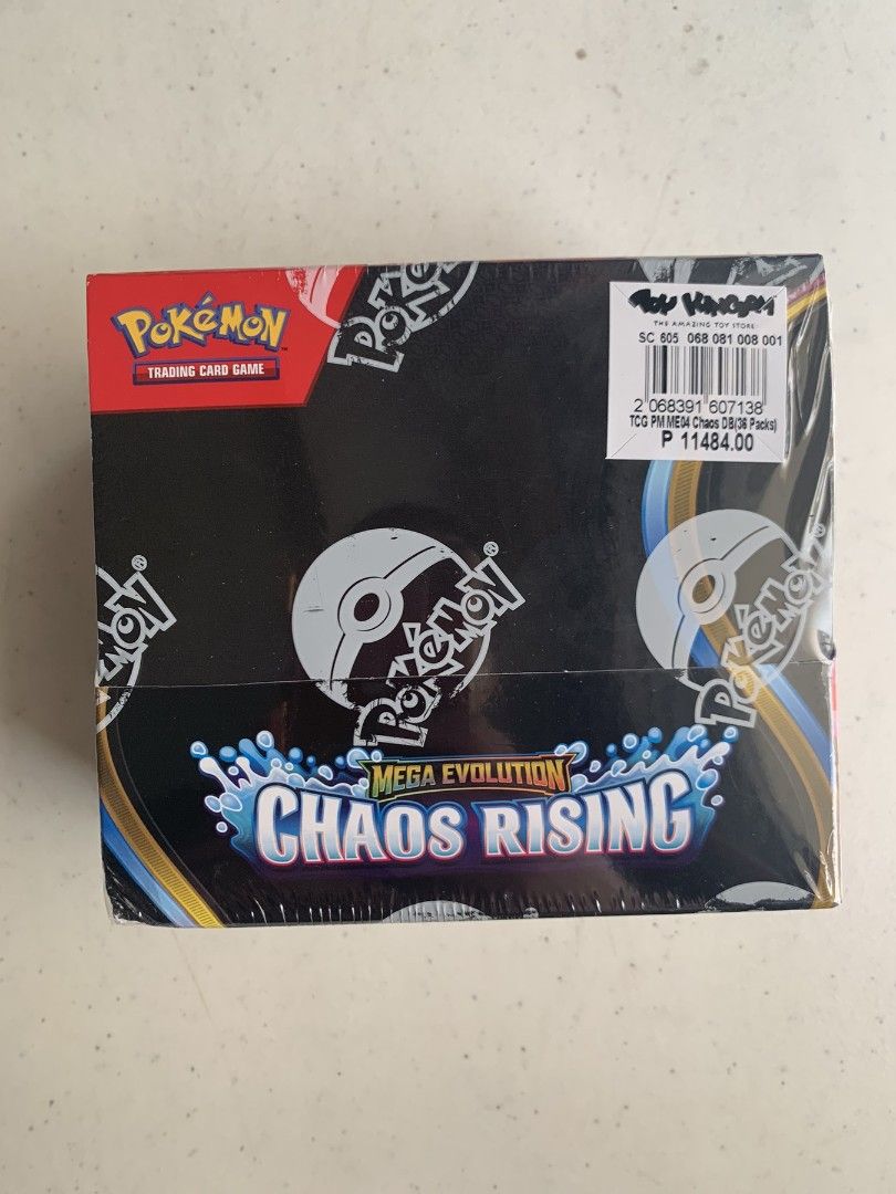 Pokemon TCG Mega Evolution Chaos Rising Booster Box, Hobbies & Toys ...