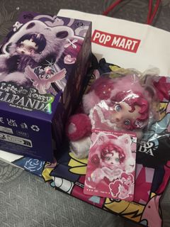 POP MART Skullpanda x My Little Pony Blind Box Plush Pendant Fluttershy ...