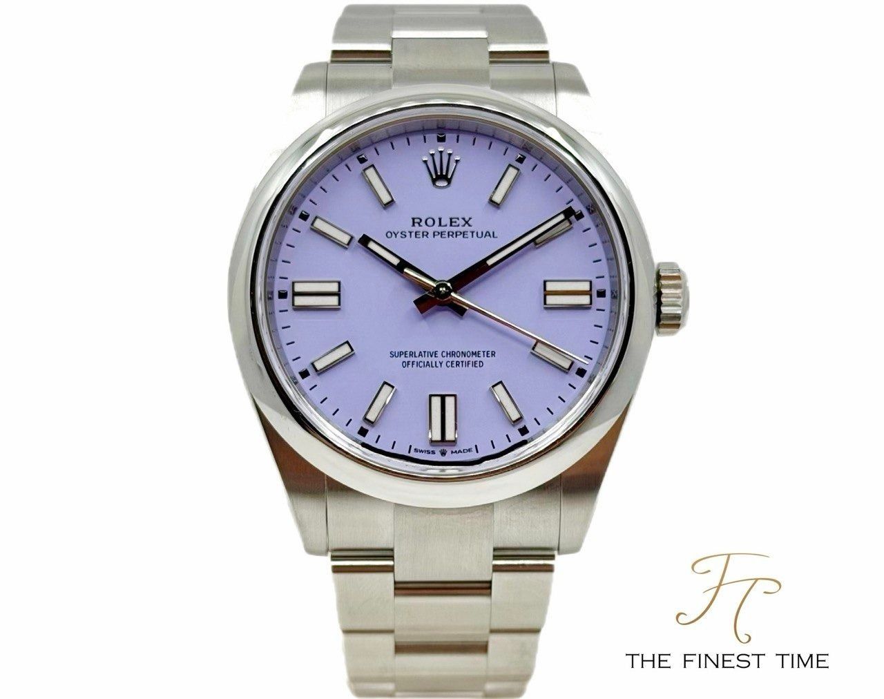 Rolex Oyster Perpetual 41 134300 Lavender _ March 2026, Luxury, Watches ...