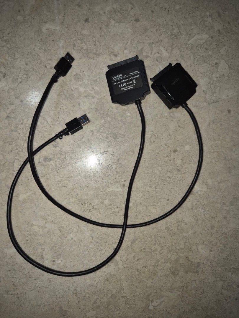 SATA to USB Adapter Cable for 2.5" and 3.5" HDD SSD, Computers & Tech ...
