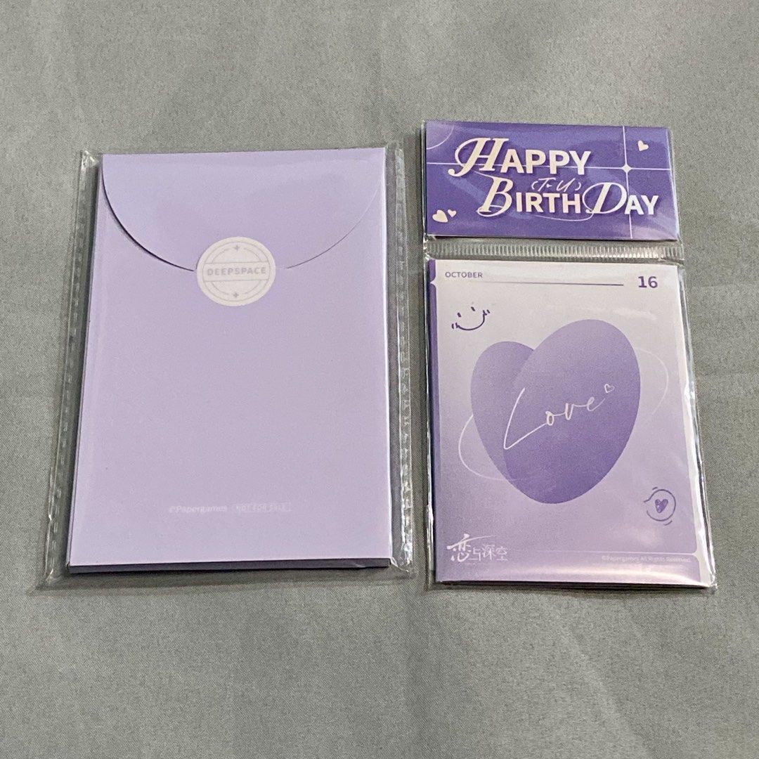 [Set of 2] Xavier Nendoroid Bonus Card and 2024 Birthday Polaroid Set ...