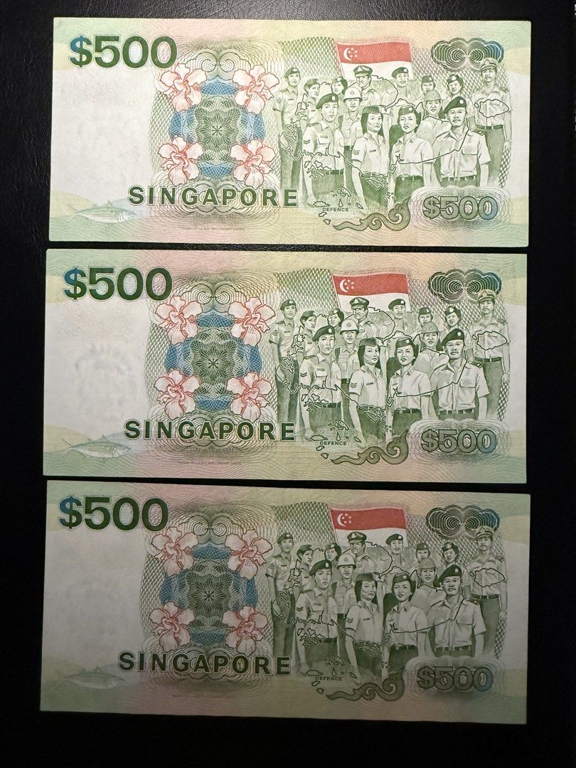 Ships Series $500 A2/A3 Singapore Old BankNotes, Hobbies & Toys ...